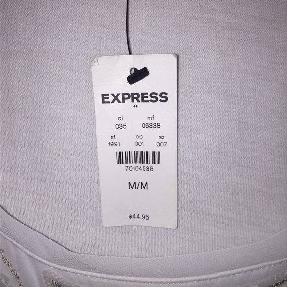 Express | Tops | Nwt White Embroidered Express Tank In Womens | Poshmark